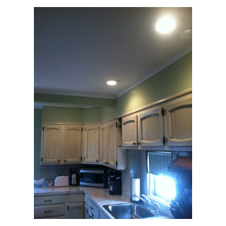 Kitchen Remodel: Drywall Ceiling, Paneled Walls, Lighting, Molding ...