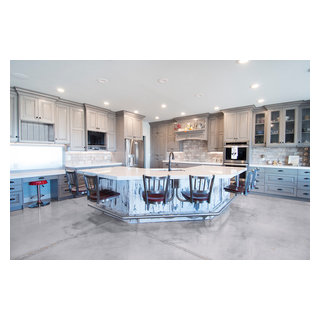 Kitchen Snack Bar Seating-METAL WITH WOOD SEATS - Rustic - Kitchen ...