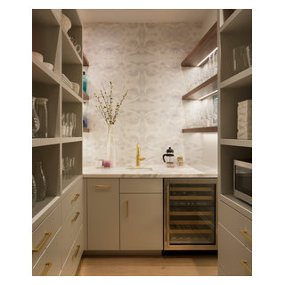 Kitchen Storage: Pantry and Wet Bar - Transitional - Kitchen - San ...