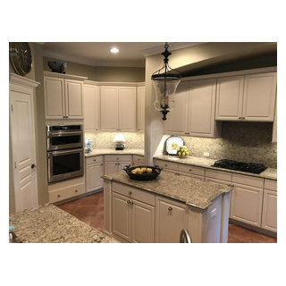 Kitchen Update Done in a Painted Eggshell Color - Traditional - Kitchen ...