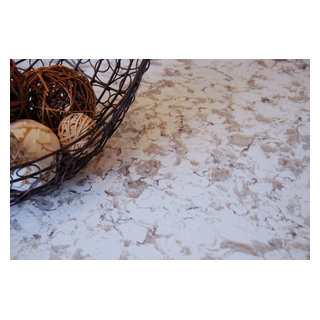 Kitchen - Vicostone Alaska White Quartz and Vicostone Smokey Quartz ...