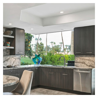 KITCHEN WITH BEAUTIFUL GOLF COURSE VIEWS @ INDIAN WELLS - Modern ...