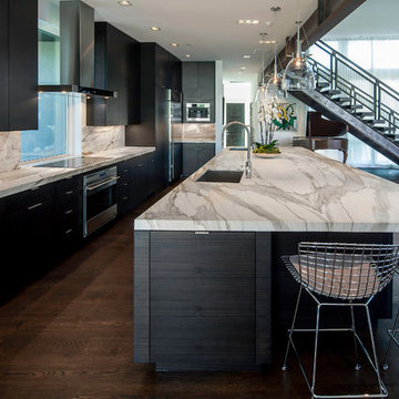 Mingled Calcutta Backsplash - Photos & Ideas | Houzz