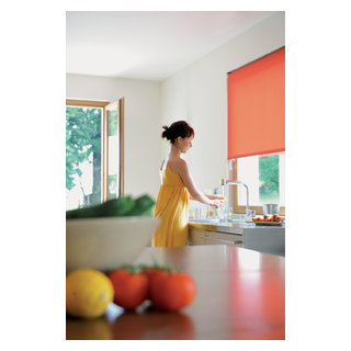 Kitchen with Roller Blind - Modern - Kitchen - Sydney - by Somfy ...