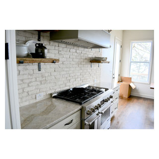 Koni Brick Blanc - Contemporary - Kitchen - Other - by Koni Materials ...