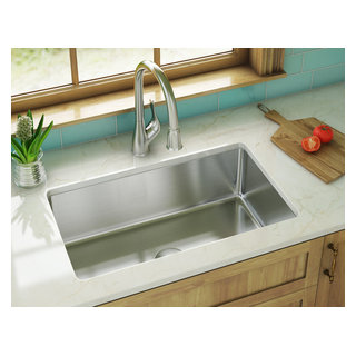 KSN-3018-R25 UNDERMOUNT SINGLE BOWL KITCHEN SINK - Modern - Kitchen ...