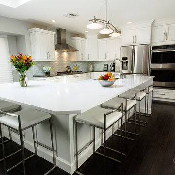 L Shaped Island With Seating - Photos & Ideas | Houzz