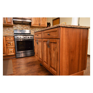 La Porte, IN. Haas Signature Collection. Rustic Hickory Kitchen ...