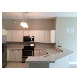Lactea Compac Quartz Countertops - Kitchen - Miami - by Stone Works ...
