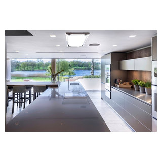 Lake View House B3 Bulthaup Kitchen - Contemporain - Cuisine - Cheshire ...