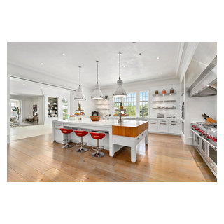 Lakefront Compound - Transitional - Kitchen - New York - by The Robin ...