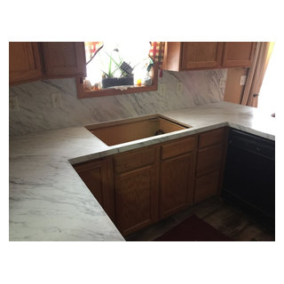 Laminate countertop install - Traditional - Kitchen - Grand Rapids - by ...