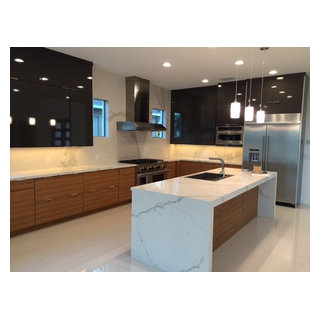 Large Format Tile - Modern - Kitchen - Orlando - by Britannia Flooring ...