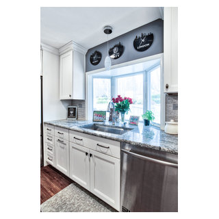 Large Kitchen Bay Window - Traditional - Kitchen - New York - by ...