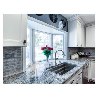 Large Kitchen Bay Window - Traditional - Kitchen - New York - by ...