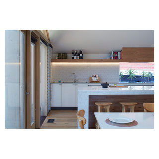 Lean-To House, Oakleigh - Contemporary - Kitchen - Melbourne - by Warc ...