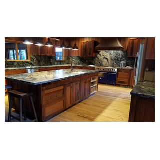Leathered Spectrus Granite Kitchen Counter & Island - Kitchen - Other ...