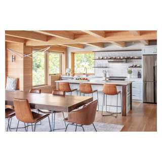 Ledge's Edge - Beach Style - Kitchen - Portland Maine - by Kaplan ...