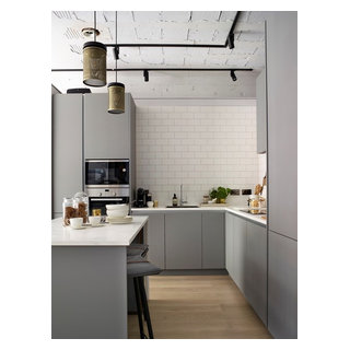 Leon House Marketing Suite - Contemporary - Kitchen - London - by Alex ...