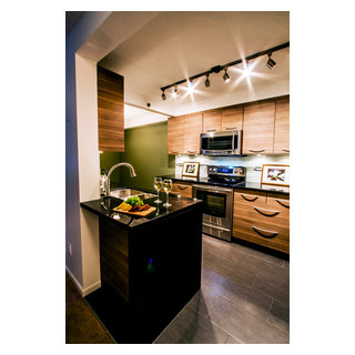 Let the Golden Kitchen Glow - Contemporary - Kitchen - Vancouver - by ...