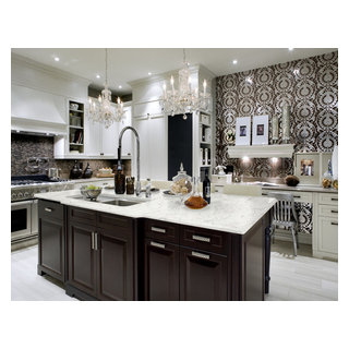 LG Viatera Quartz Countertop - Rococo - Transitional - Kitchen ...