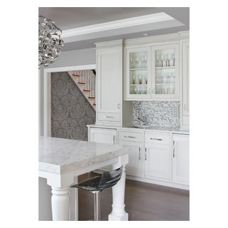 LG Viatera Rococo Quartz Kitchen - Transitional - Kitchen - Boston - by ...