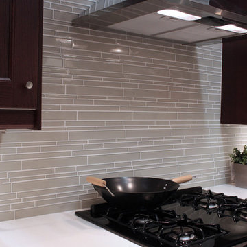 Random Linear Mosaic Tile - Photos & Ideas | Houzz