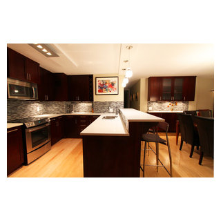 Lincoln Park High-rise Kitchen - Contemporary - Kitchen - Chicago - by ...