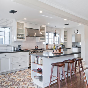 75 Cement Tile Floor Kitchen Ideas You'll Love - January, 2025 | Houzz