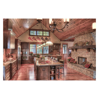 Lower Hay Lake 1 Kitchen - Rustic - Kitchen - Minneapolis - by Lands ...