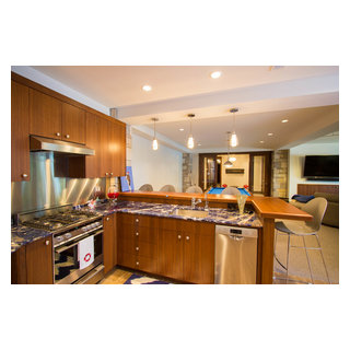 Lower level bar - Contemporain - Cuisine - Minneapolis - par Modern ...