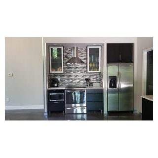Lower Level Game Room and Catering Kitchen - Modern - Kitchen - Kansas ...