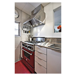 Lustron Kitchen Renovation - Contemporary - Kitchen - Raleigh - by ...