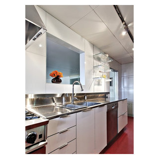 Lustron Kitchen Renovation - Contemporary - Kitchen - Raleigh - by ...