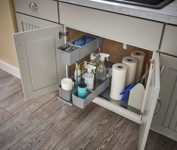 17 Ways to Organise Your Under-sink Kitchen Cabinet | Houzz UK