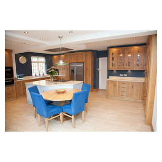 Luxury European Oak Shaker Kitchen - Contemporary - Kitchen - Other ...