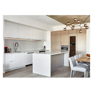 Luxury Loft with Earthy Textures - Contemporary - Kitchen - Toronto ...