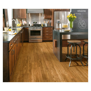 Luxury Vinyl Plank Kitchen - Transitional - Kitchen - Columbus - by ...