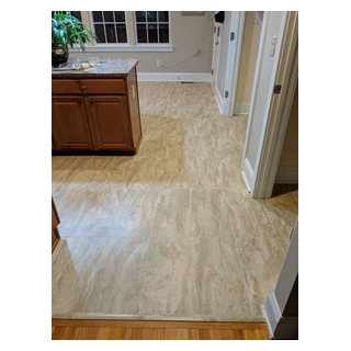 Luxury Vinyl Tile Installation - Modern - Kitchen - Charlotte - by ...