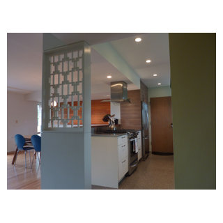 Mackenzie Kitchen & Stair Remodel - Midcentury - Kitchen - Minneapolis ...