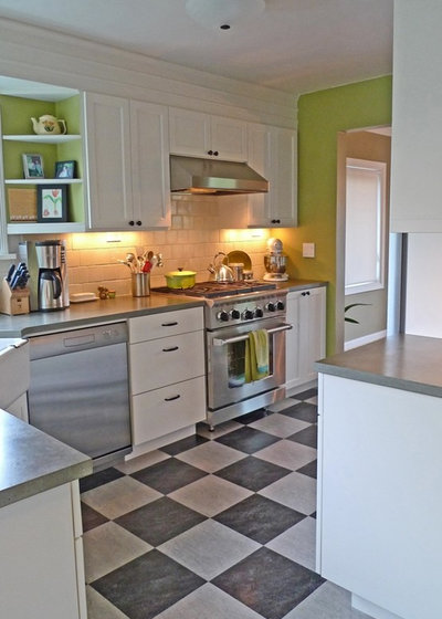 Create a Timeless Kitchen Look With Checkered Tiles | Houzz IE