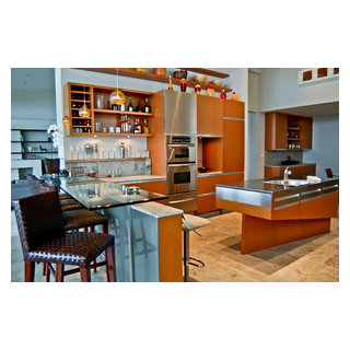 Malibu Beach House Project in 2002 - Modern - Kitchen - Los Angeles ...