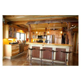 Man Cave Kitchen - Rustic - Kitchen - Omaha - by User | Houzz