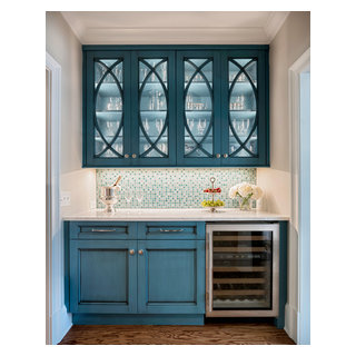 Manitou Blue - Transitional - Home Bar - Jacksonville - by Kitchens by ...
