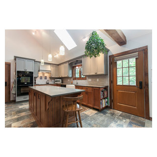 Maple & Gray Kitchen - Traditional - Kitchen - Bridgeport - by ...