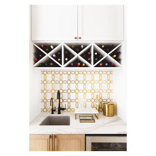 Maple Leaf Bar Area - Transitional - Kitchen - San Diego - by Savvy ...