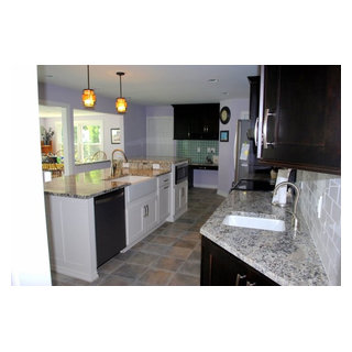 Maple Marshmallow Cream Cabinets, Cherry Java Cabinets, Bianco Antico ...