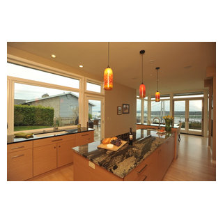 Material on the Island is Spectrus Granite - Contemporary - Kitchen ...