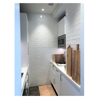 Maximizing small NYC apartment space - Contemporary - Kitchen - New ...