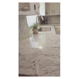 Mayfair White kitchen countertops - Modern - Kitchen - Minneapolis - by ...